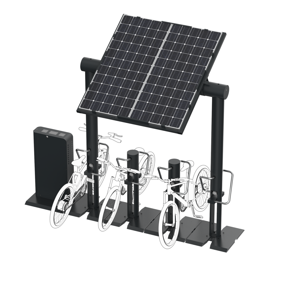 SOLARFAHRRAD-LADESYSTEM jCHARGE - IBOMBO | Fahrrad Reparaturstation | Direkt vom Hersteller!